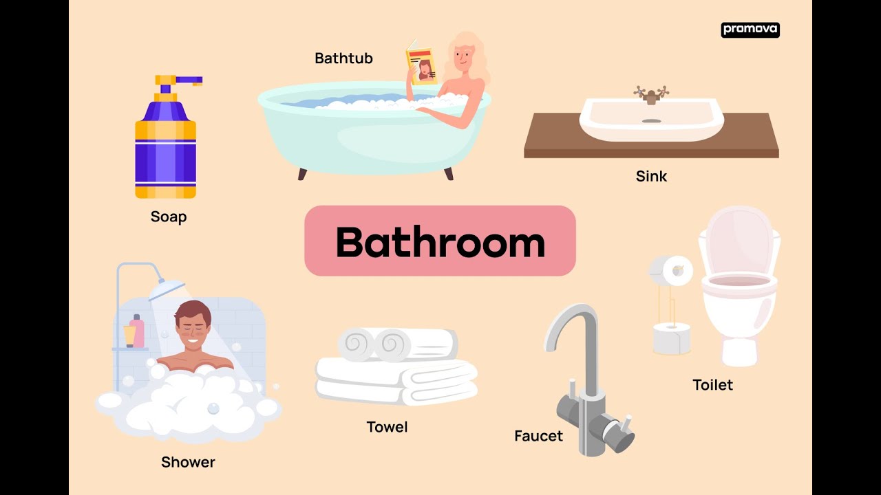 🧼 Things inside the bathroom 🛁 - YouTube