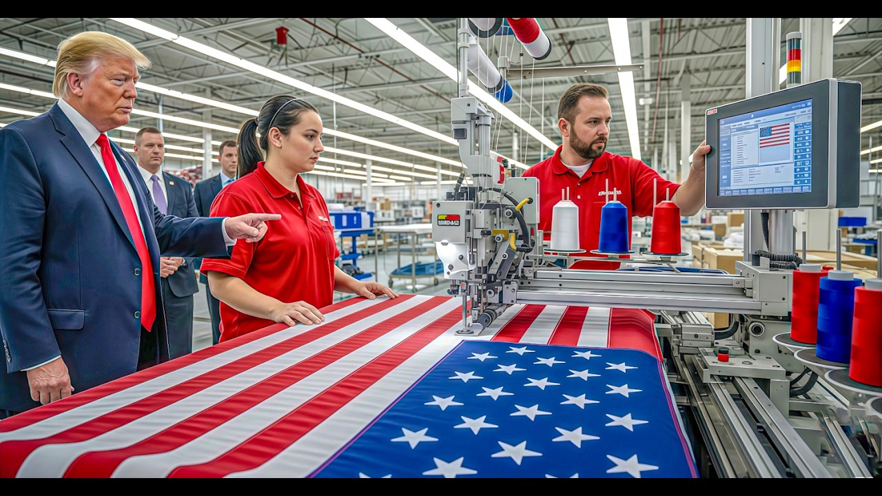 Inside the U.S. Flag Factory – Full Process: How Luxury Flags Are Made ...