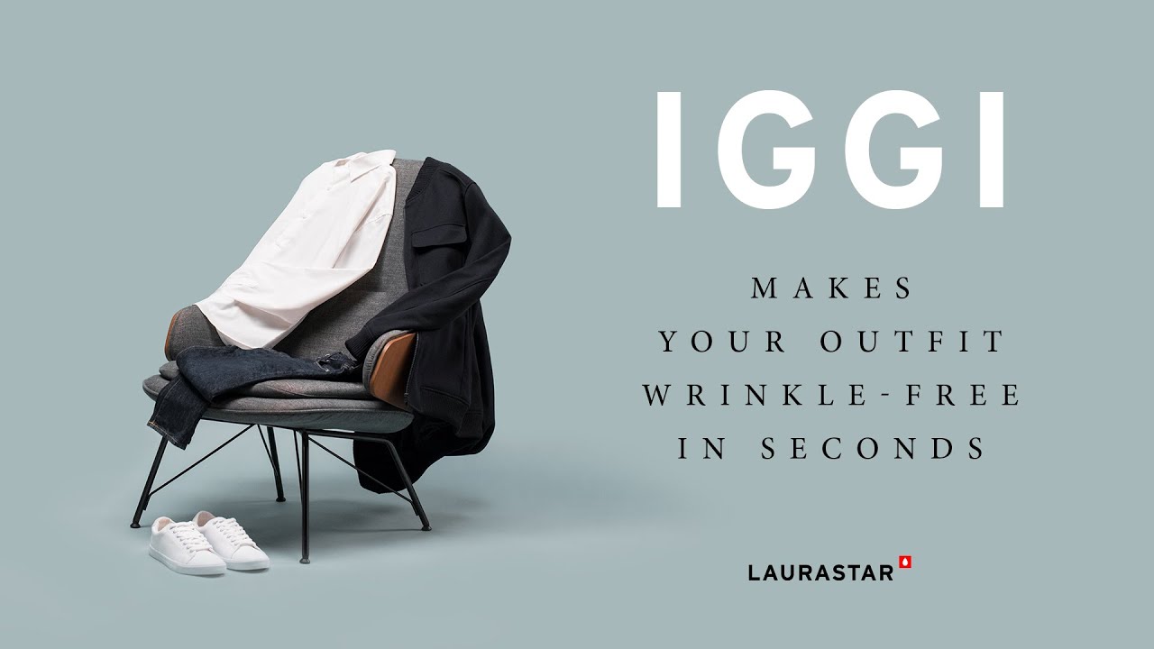 IGGI makes your outfit wrinkle-free in seconds. - YouTube