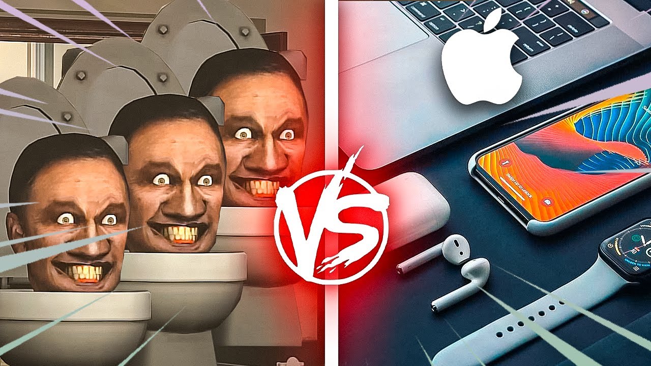 SKIBIDI TOILETS VS APPLE SKIBIDI TOILETS - YouTube