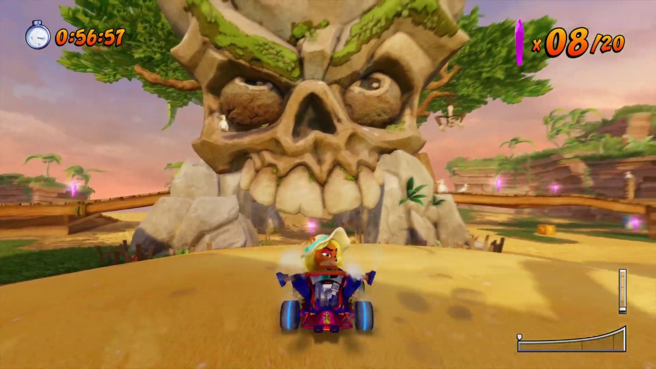 Crash Team Racing Nitro-Fueled - Part 9 - Skull Rock (CTR Challenge ...