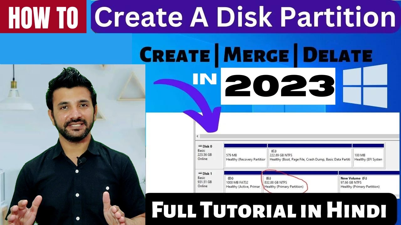 How To Create Partition In Windows 10 And Windows 11 In 2025 Create Disk Partition Windowstips
