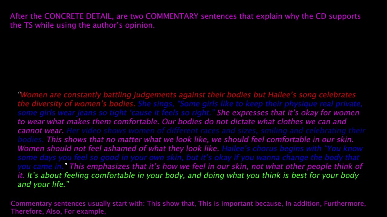 Jane Schaffer Essay Format - YouTube