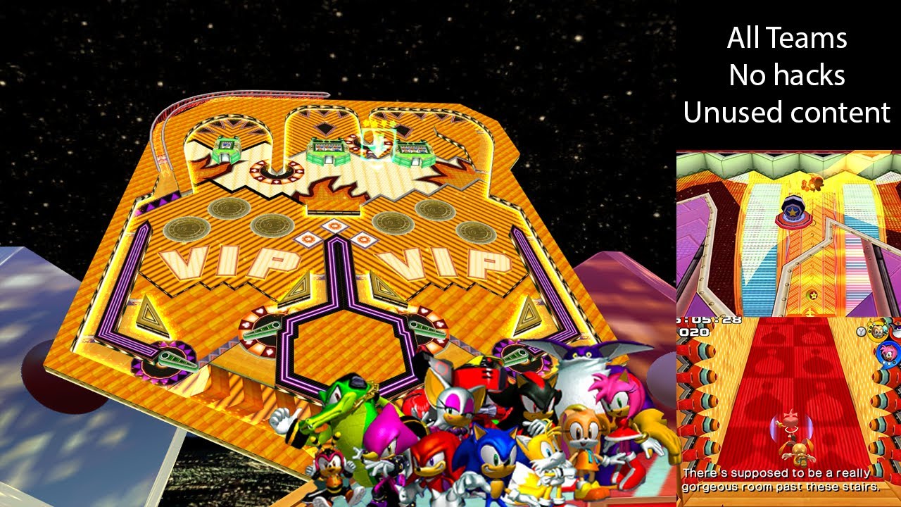 How to get into VIP room in Sonic Heroes - YouTube