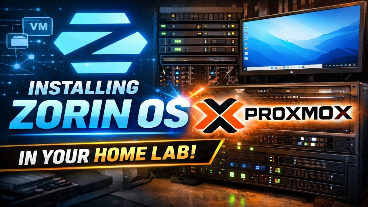 I Turned My Proxmox Server Into a Desktop! How To Install "Zorin OS" On ...