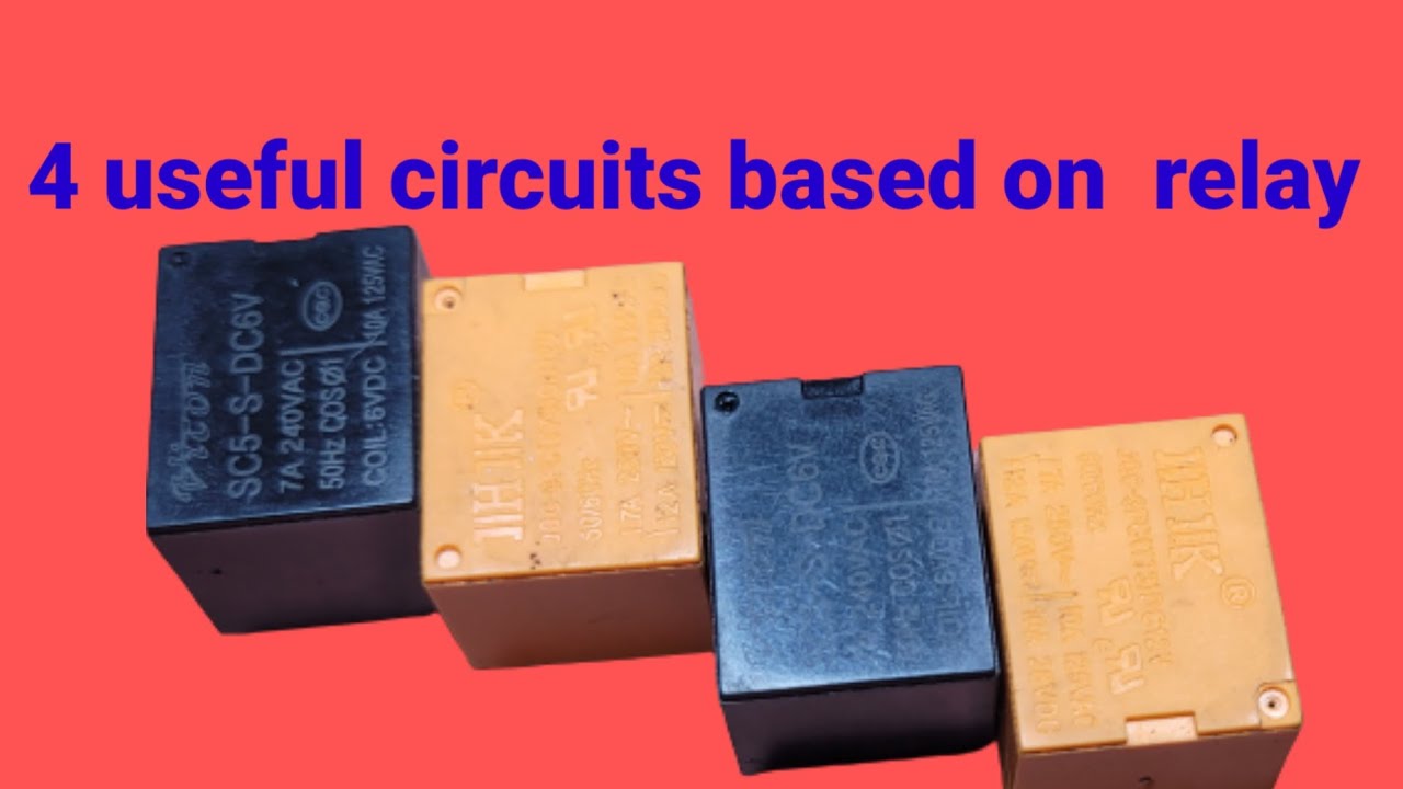 # 4 useful circuits based on bc547,relay, ldr @Shaktitechshakti - YouTube