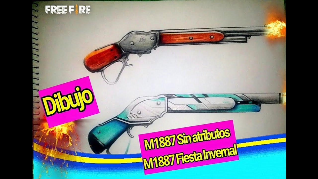 Dibujo M1887 🔥 M1887 Fiesta Invernal 😲 - YouTube