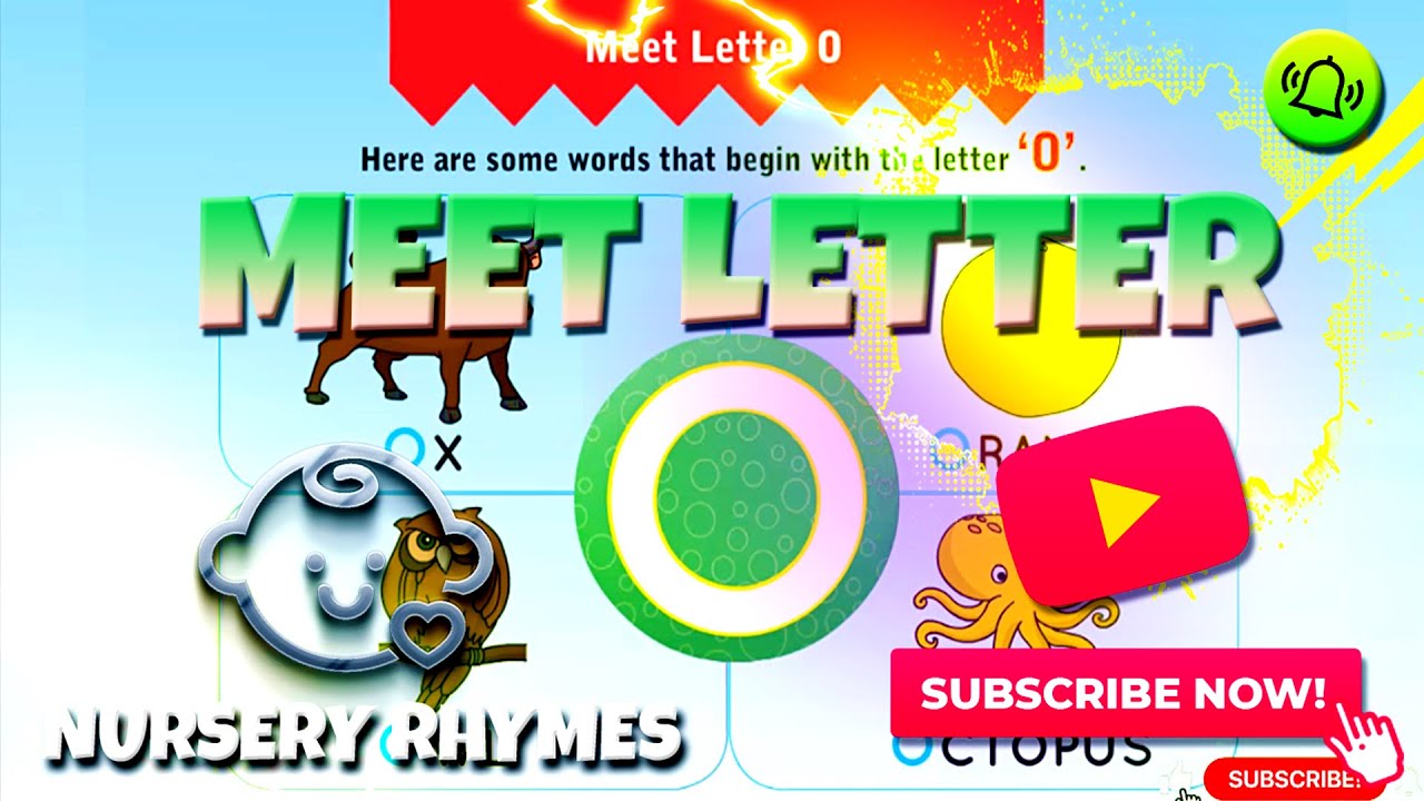 Letter O | Learn Words That Begin with 'O' | Baby Fun & Learning ...