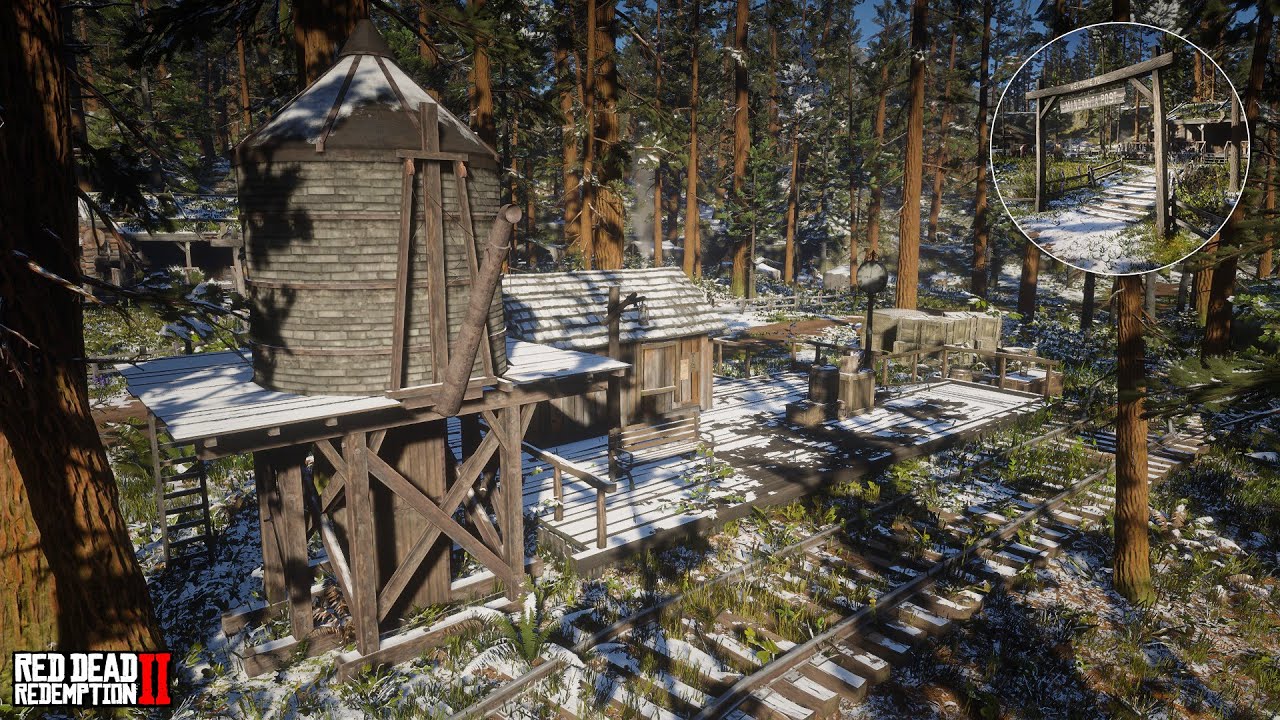 1911 Manzanita Post (Snowy Version) | RDR2 - YouTube