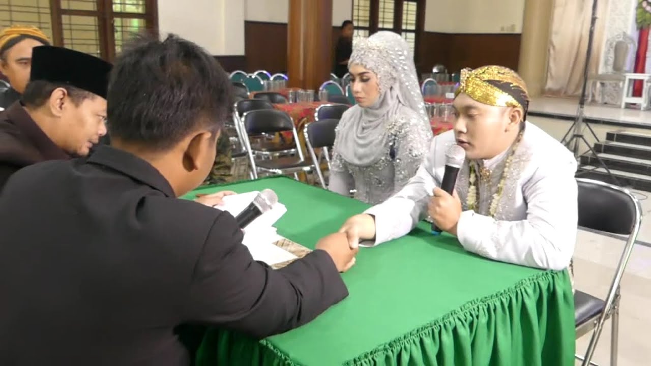 Contoh Akad Nikah,Ijab Qobul Dengan Ucapan Yang Jelas - YouTube