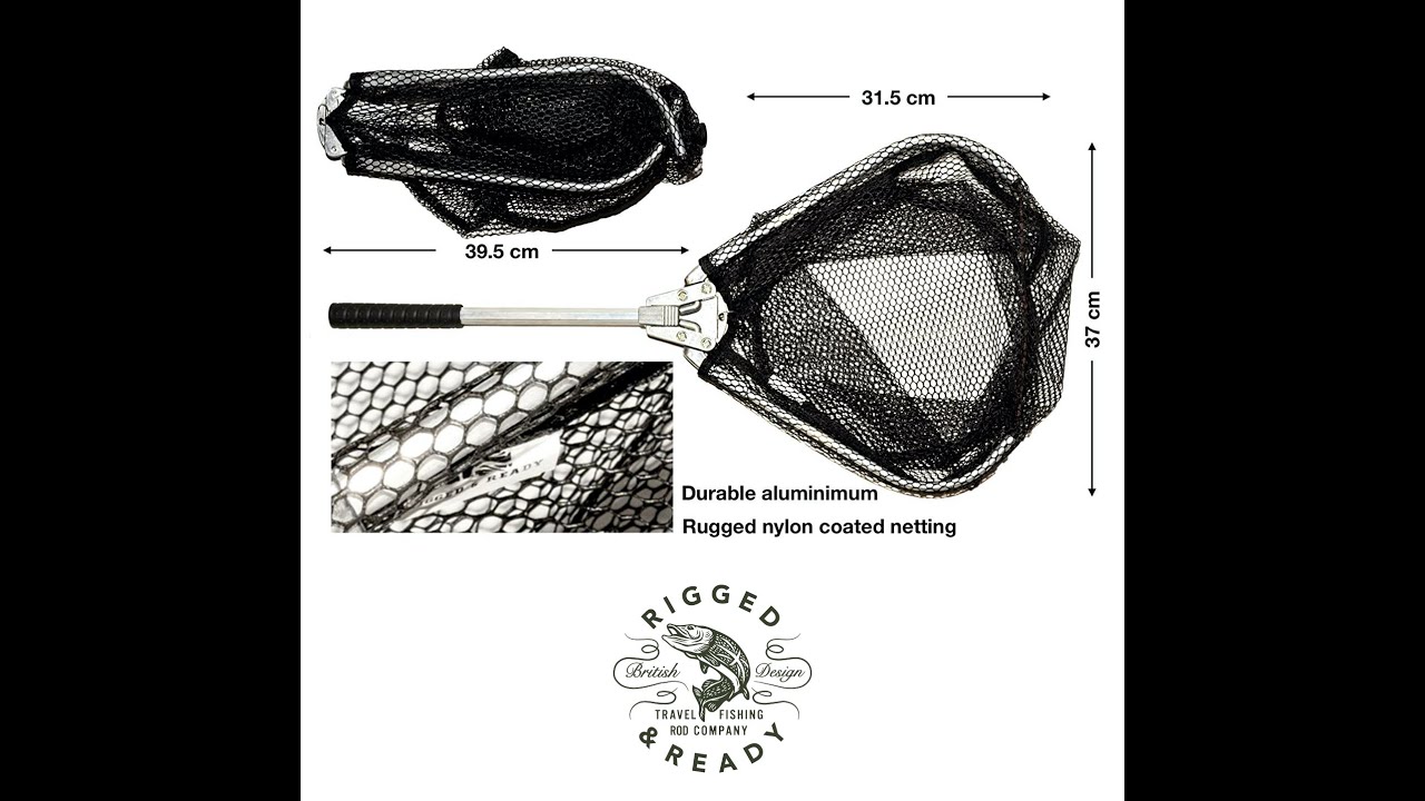 Small Travel Landing Net. Rigged and Ready - YouTube