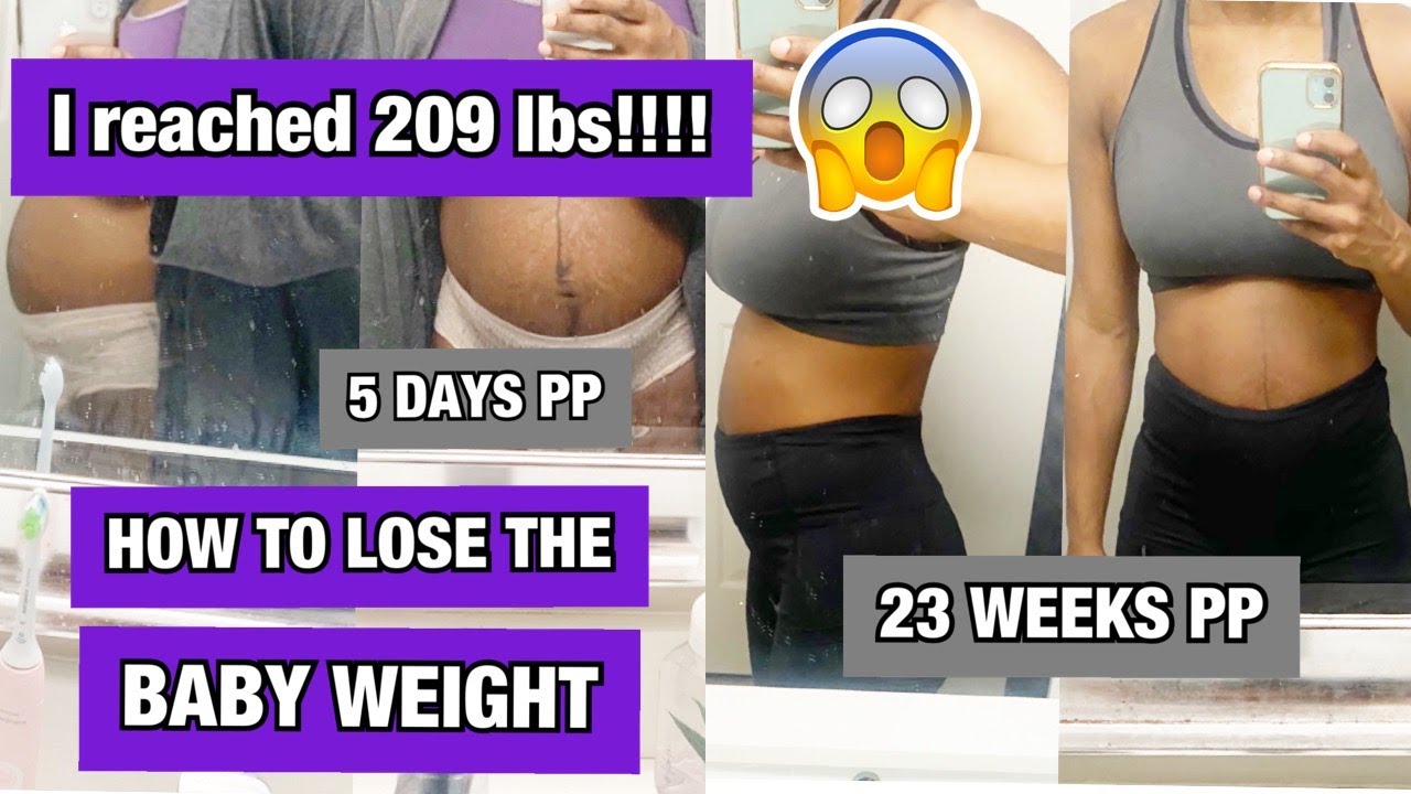HOW TO LOSE THE BABY WEIGHT| POSTPARTUM JOURNEY #1 - YouTube