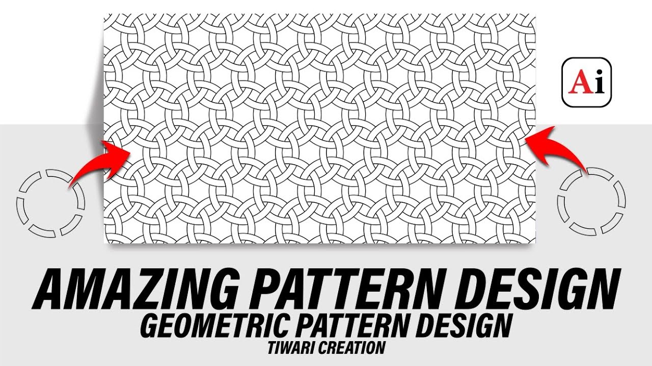 How to make pattern design | Geometric pattern design | adobe ...
