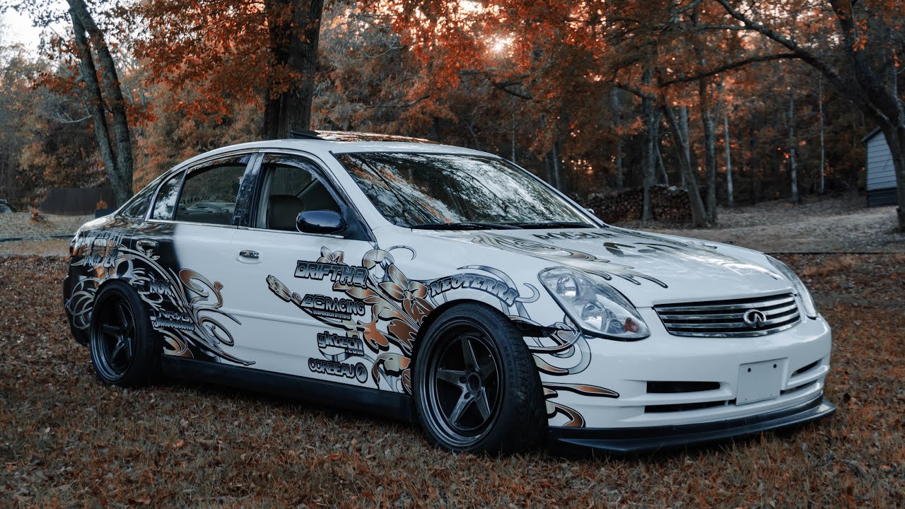 Rogue garage showed out on the livery for the drift G35!! - YouTube