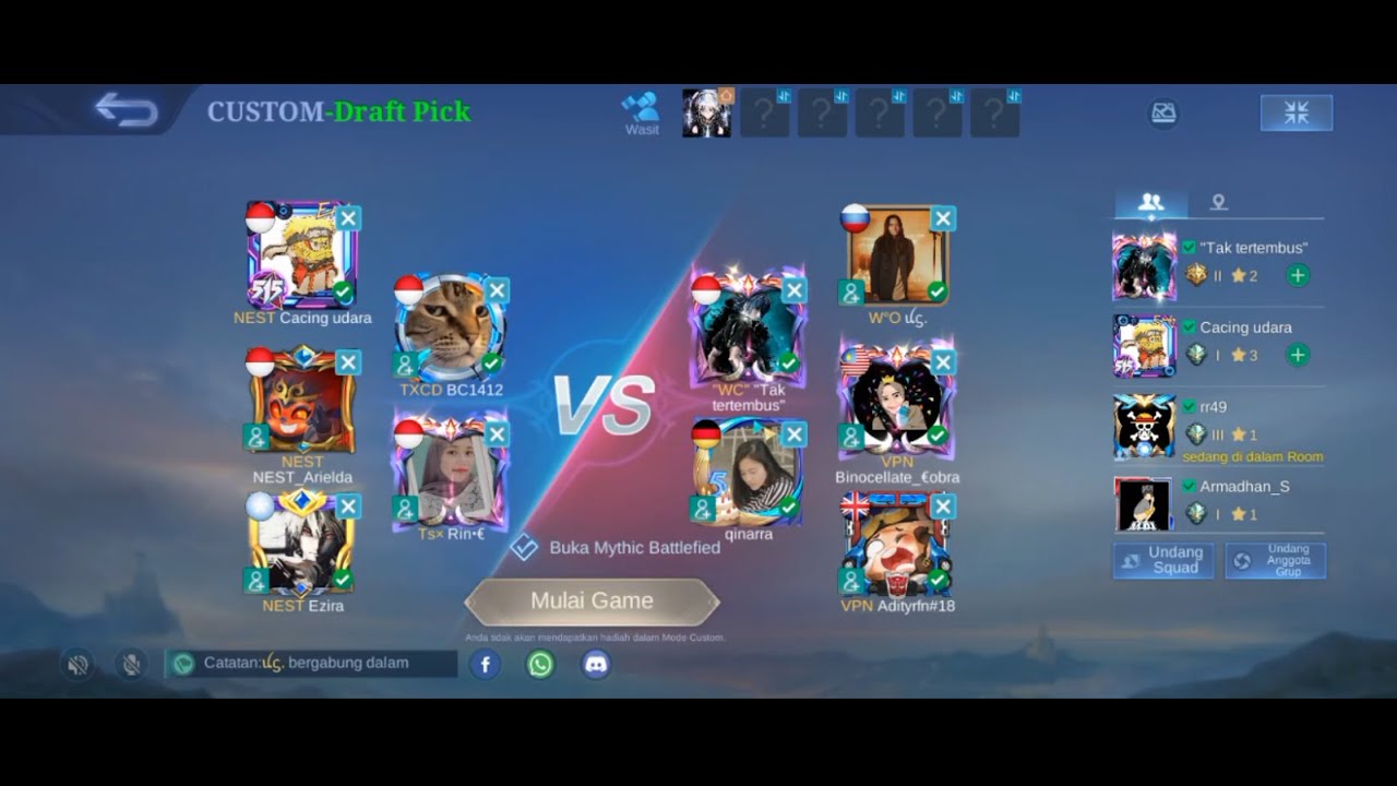 Mobile Legend POB Dept VS KD Export Dept 5 Oktober 2021 - YouTube