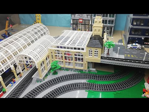 Lego City Update #39 TrixBrix Curved Ballast Plates and Train Tunnel ...