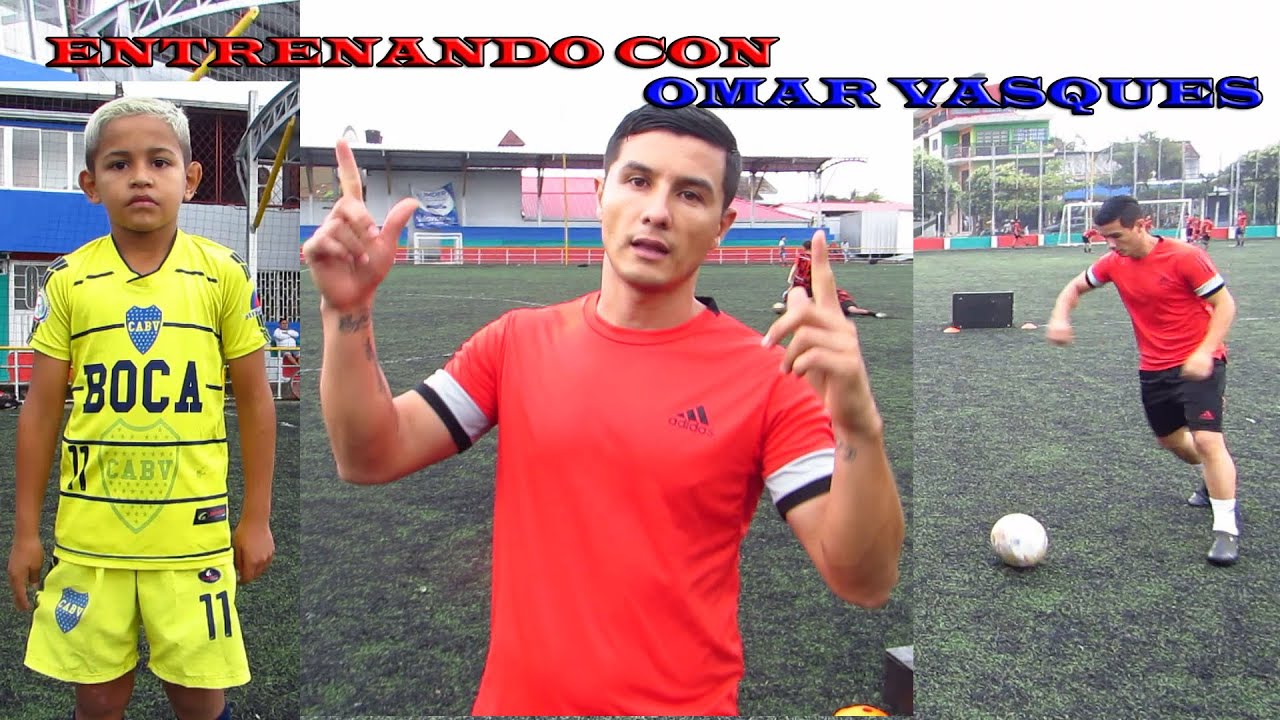 entrenamiento de futbol con el jugador profesional OMAR VASQUEZ - YouTube