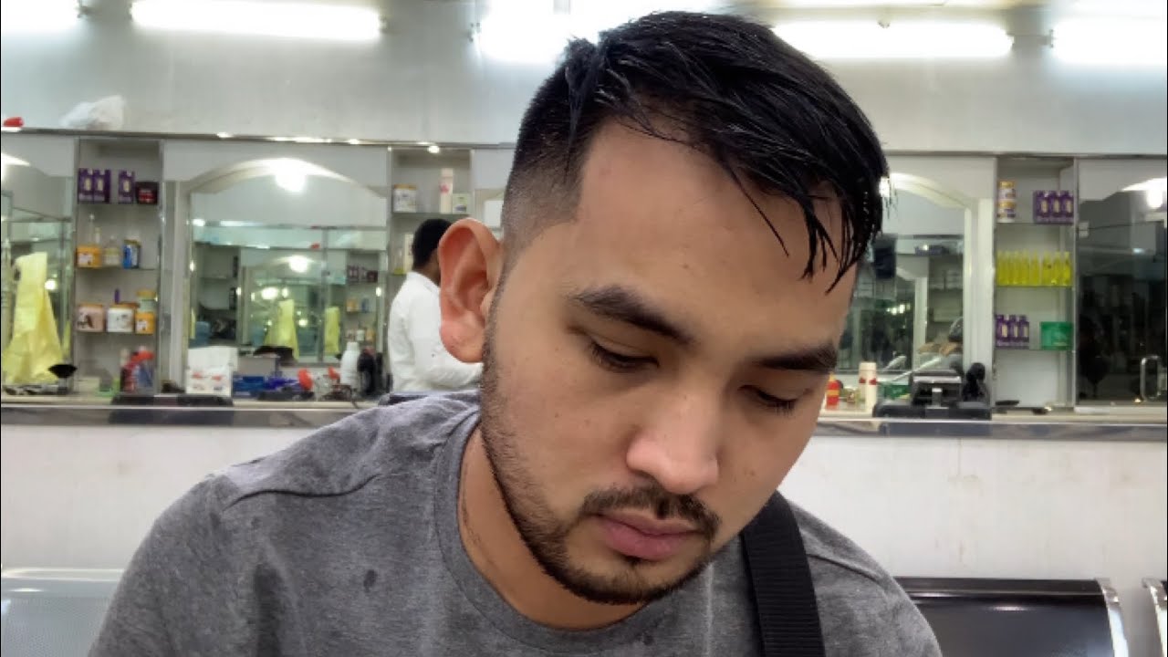 Pakistani Barber Experience | Jeddah, Saudi Arabia - YouTube