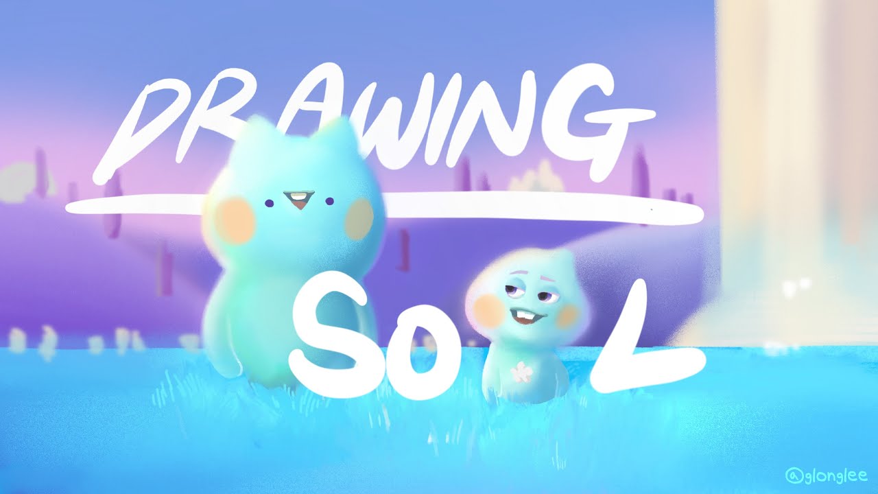 디즈니 소울 보고 그림 그리기/ Drawing Soul from Disney - YouTube
