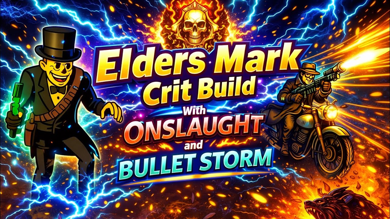 My No Power Armor Ghoul Bullet Storm Crit Build for a Quad Elders Mark ...