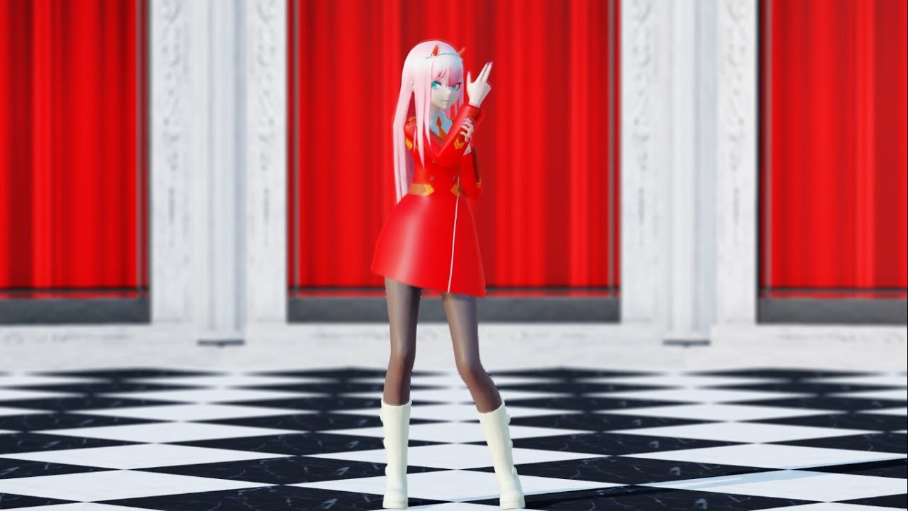 MMD Darling in the FranXX - Zero Two TIK TOK MEME "Ainsi bas la vida ...