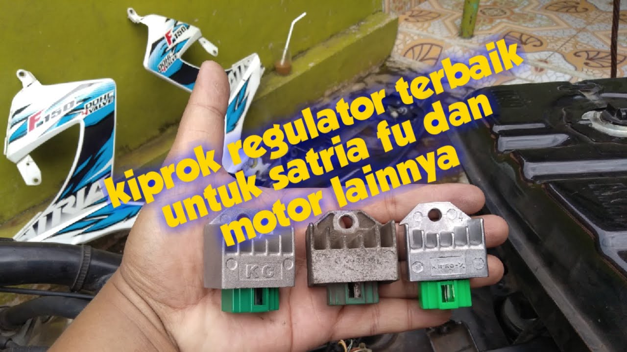 CARA MEMILIH KIPROK YANG TEPAT UNTUK SATRIA FU STANDAR HARIAN - YouTube