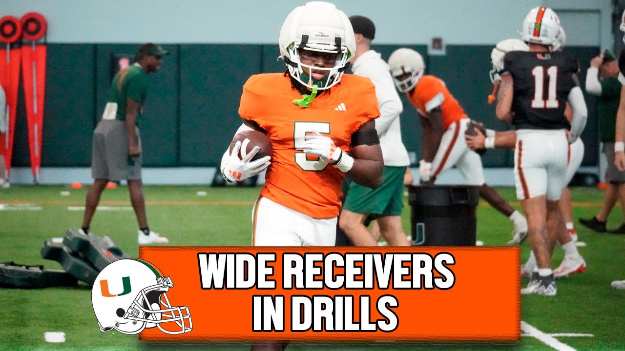 Wide Receivers in Fall Camp Drills | Ray Ray Joseph, CJ Daniels & JoJo ...