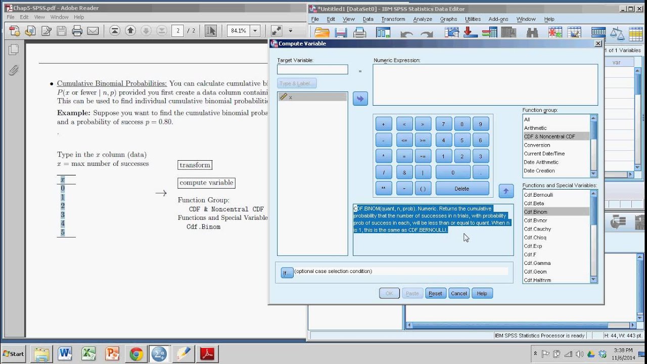 Calculating Cumulative Binomial Probabilities With SPSS YouTube calculating-cumulative-binomial-probabilities-with-spss-youtube