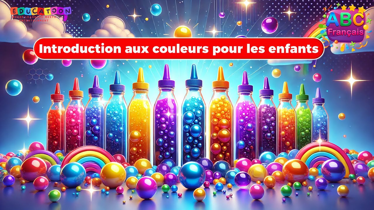 Les couleurs de l'arc-en-ciel en français – The rainbow colors in ...
