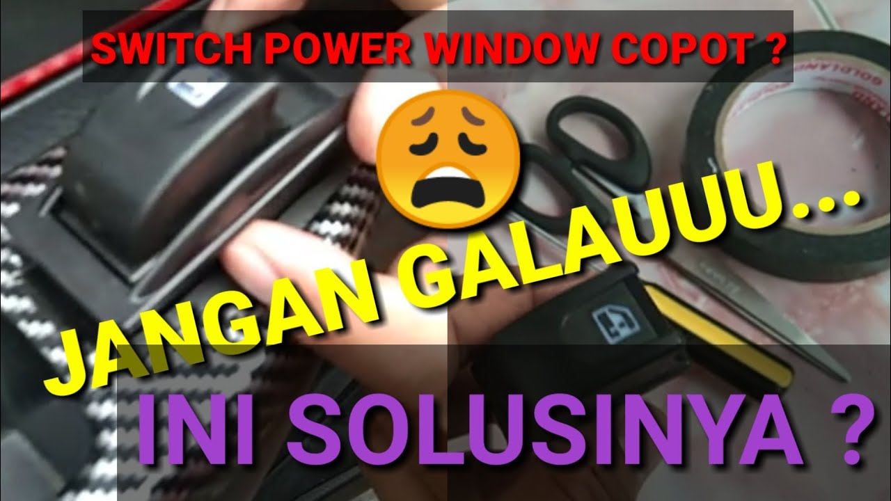CARA MEMASANG SWITCH POWER WINDOW MOBIL !! VIOS GEN 2 (Setting the Car ...