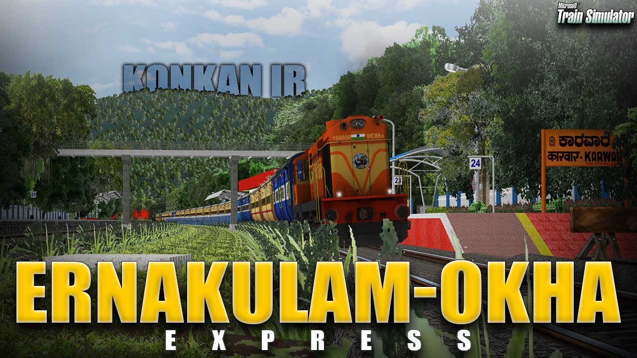 16338 Ernakulam - Okha Express || എറണാകുളം - ഓഖ എക്സ്പ്രസ്സ് ...