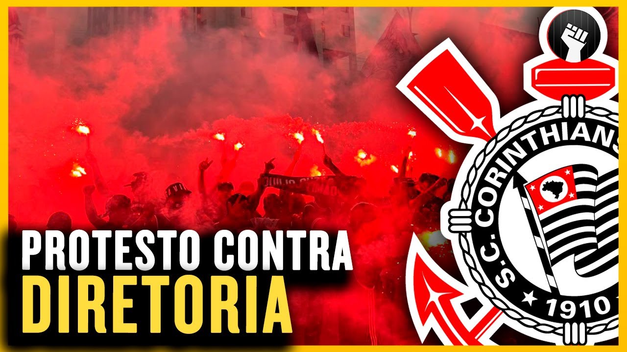 ORGANIZADAS do CORINTHIANS PROTESTAM contra DIRETORIA no Parque São ...