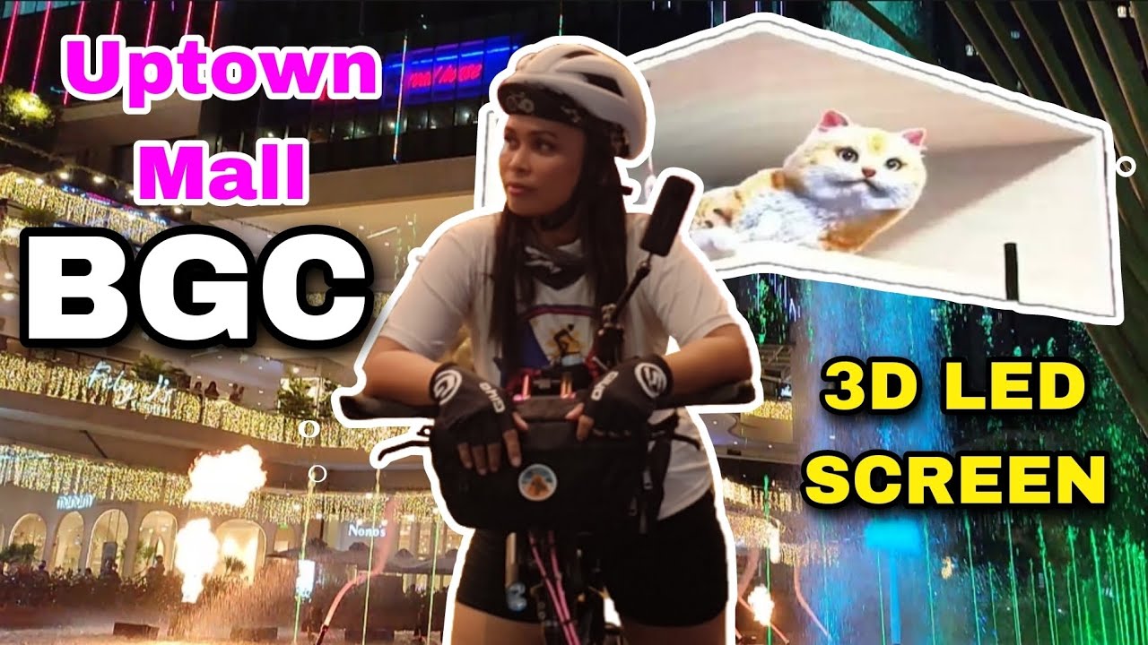 3D LED SCREEN || UPTOWN MALL BGC - YouTube