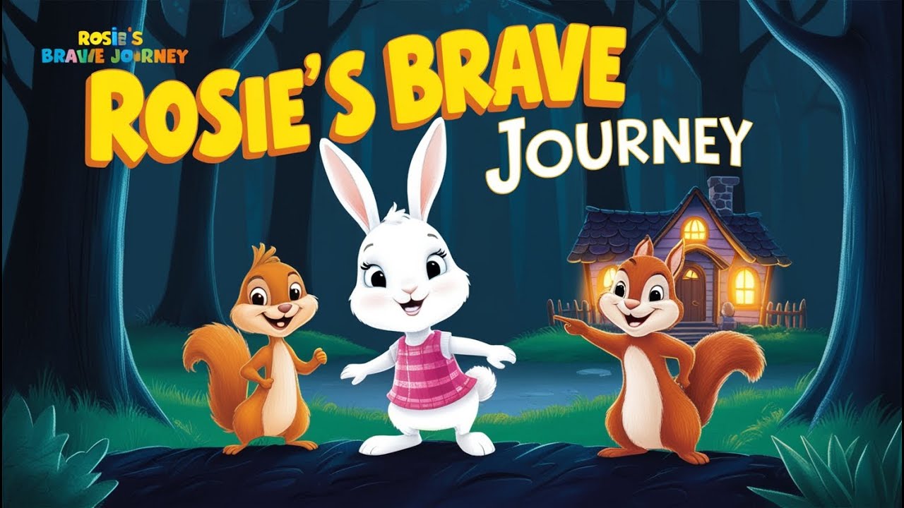 Rosie’s Brave Journey A Tale of Courage and Friend, bed time kids story ...