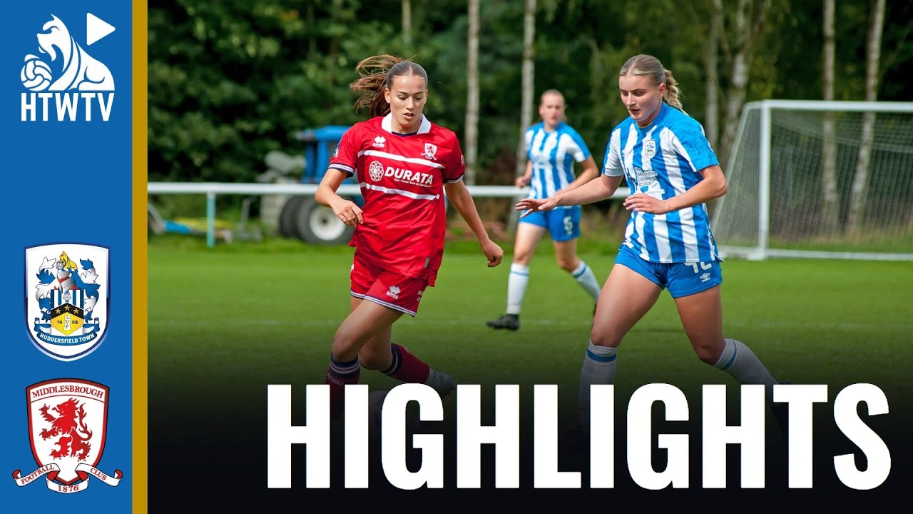 HIGHLIGHTS | Town Women 5-3 Middlesbrough FC Women - YouTube