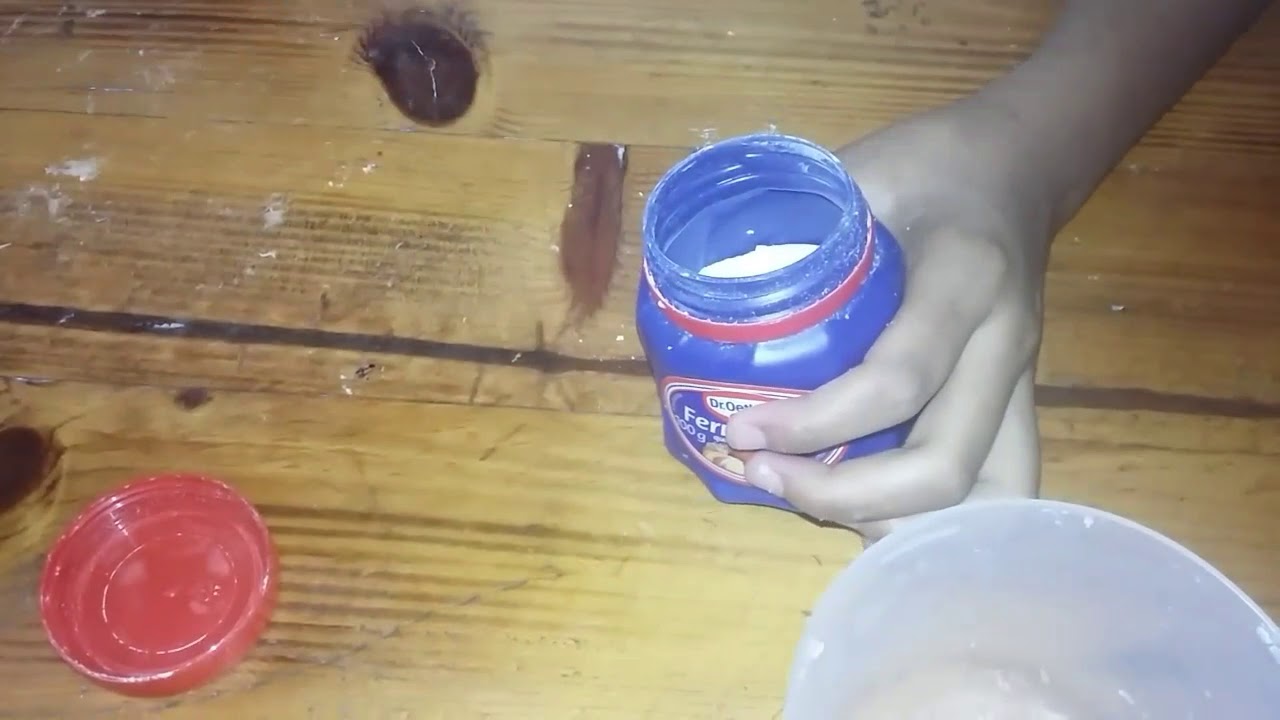 Como fazer espuma caseira - YouTube