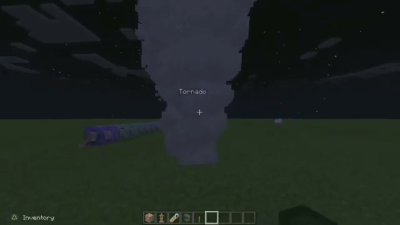 How to Make a Tornado in Minecraft Bedrock Edition - YouTube