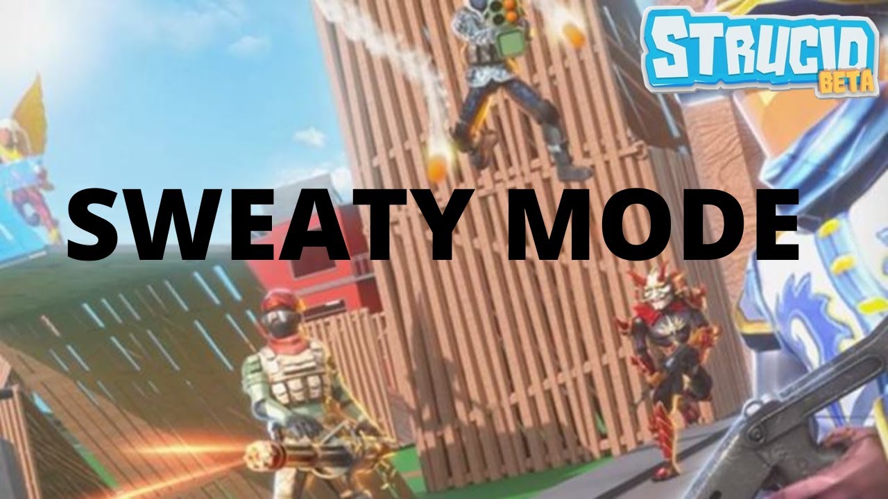 SWEATY MODE!!! (Roblox Strucid) - YouTube