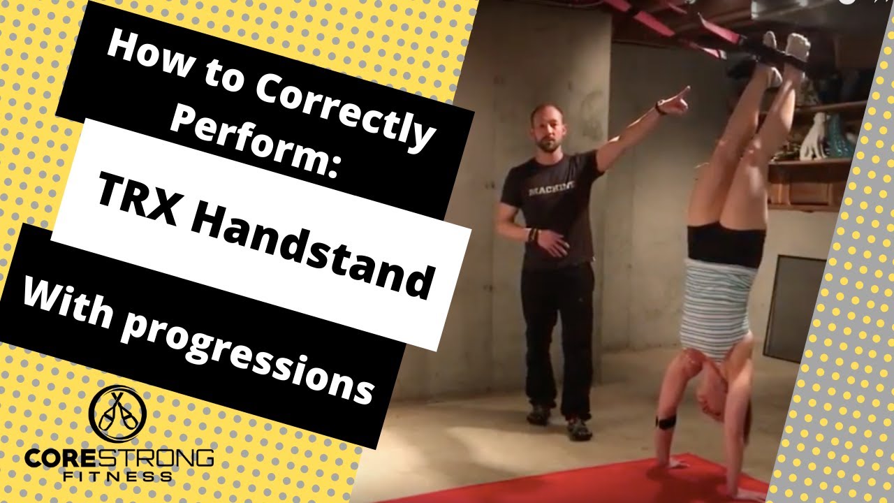 TRX Handstand Progressions - YouTube