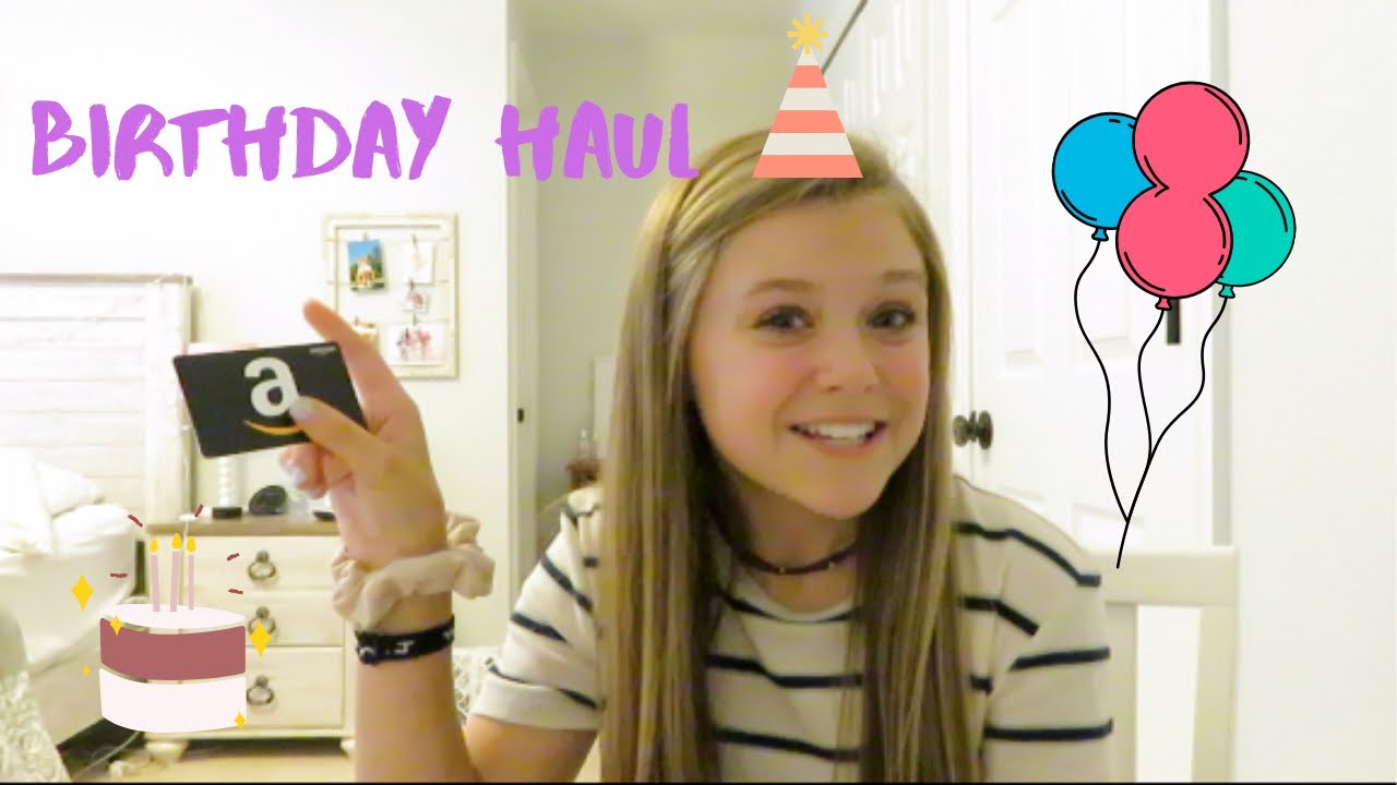 Birthday haul 2019 - YouTube