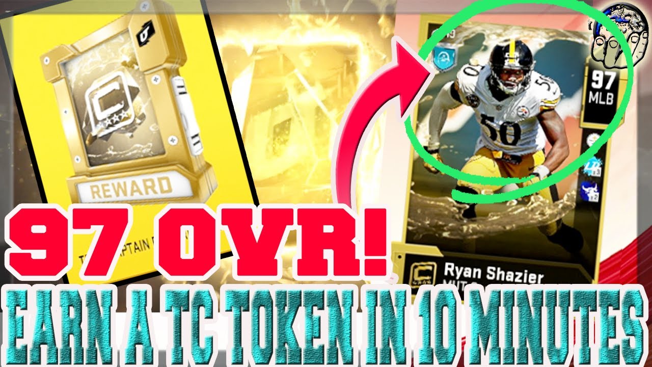 EARN YOUR TEAM CAPTAIN TOKEN IN 10 MINUTES! 97 OVR SHAZIER UPGRADE ...