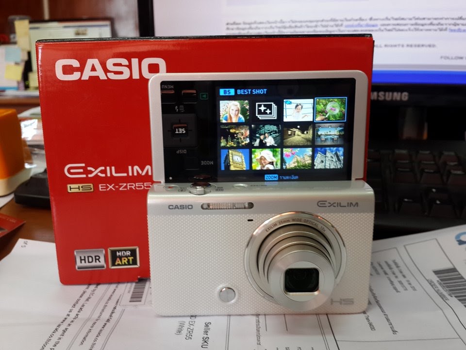 รีวิว กล้อง Casio zr55 ไทย - YouTube
