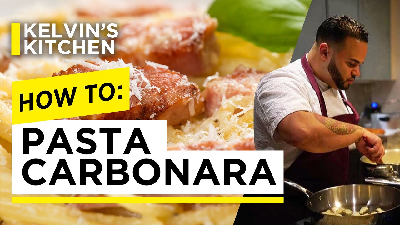 How to Make a Pasta Carbonara by Chef Kelvin Fernandez - YouTube
