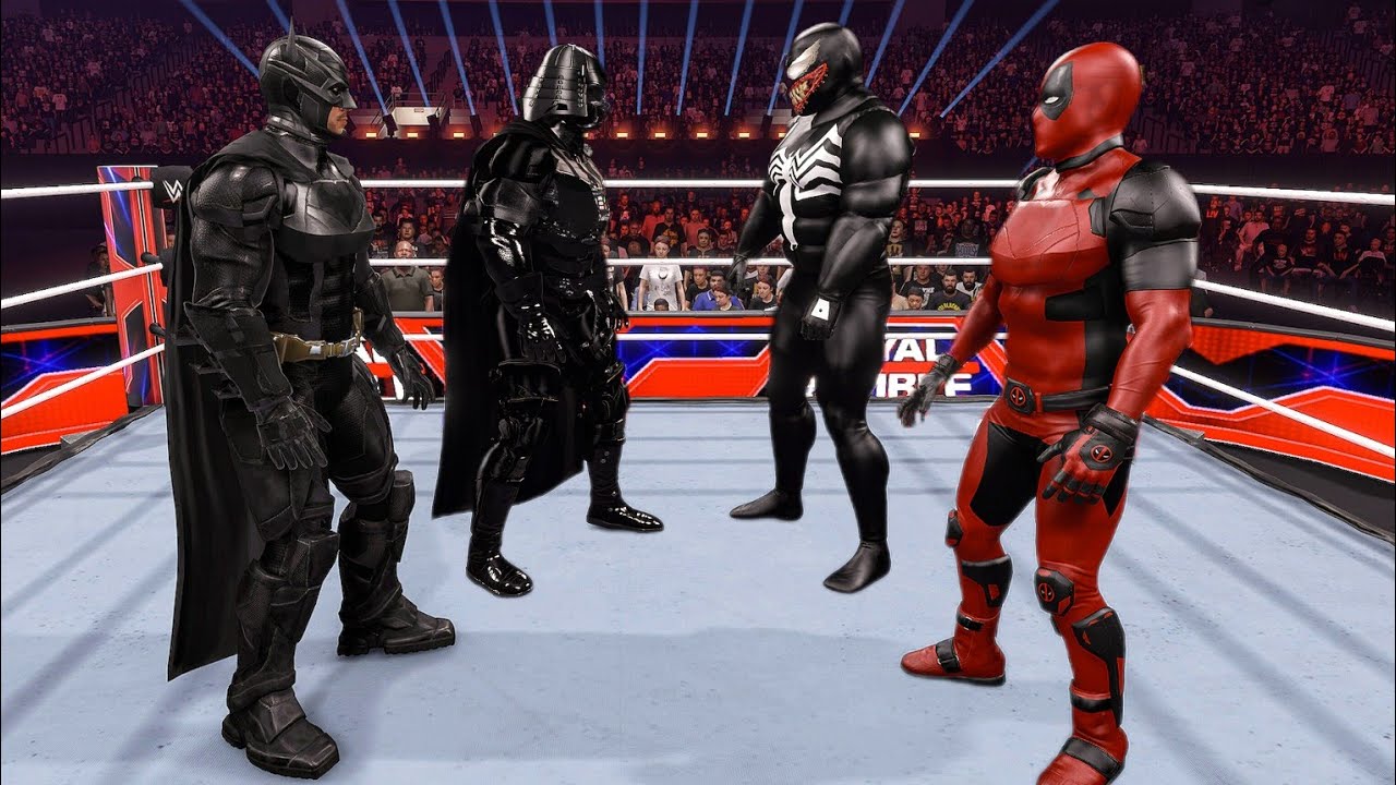 Batman & Darth Vader vs Deadpool & Venom - EPIC BATTLE - YouTube