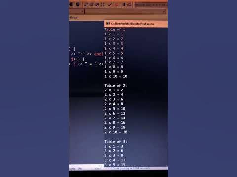 table output c++ #coders #codingninja #codemasters #codinglife #codelife #coding #code #cpp # ...