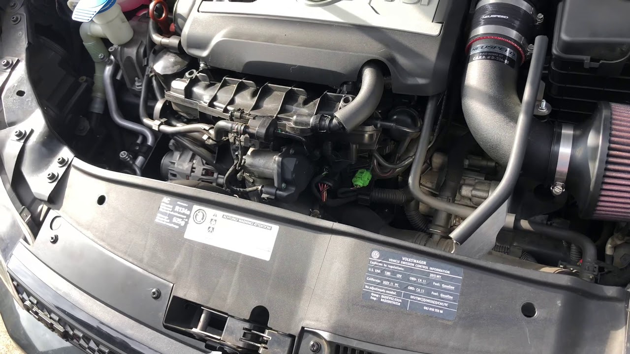 Engine kick mk6 gti - YouTube