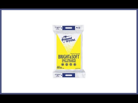 Diamond Crystal 50 lb Water Softener Salt, Bright & Soft Series Pellets ...