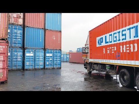 INDIA biggest container yard - JNPT,Navi Mumbai पहुंचे हम #vlogs # ...