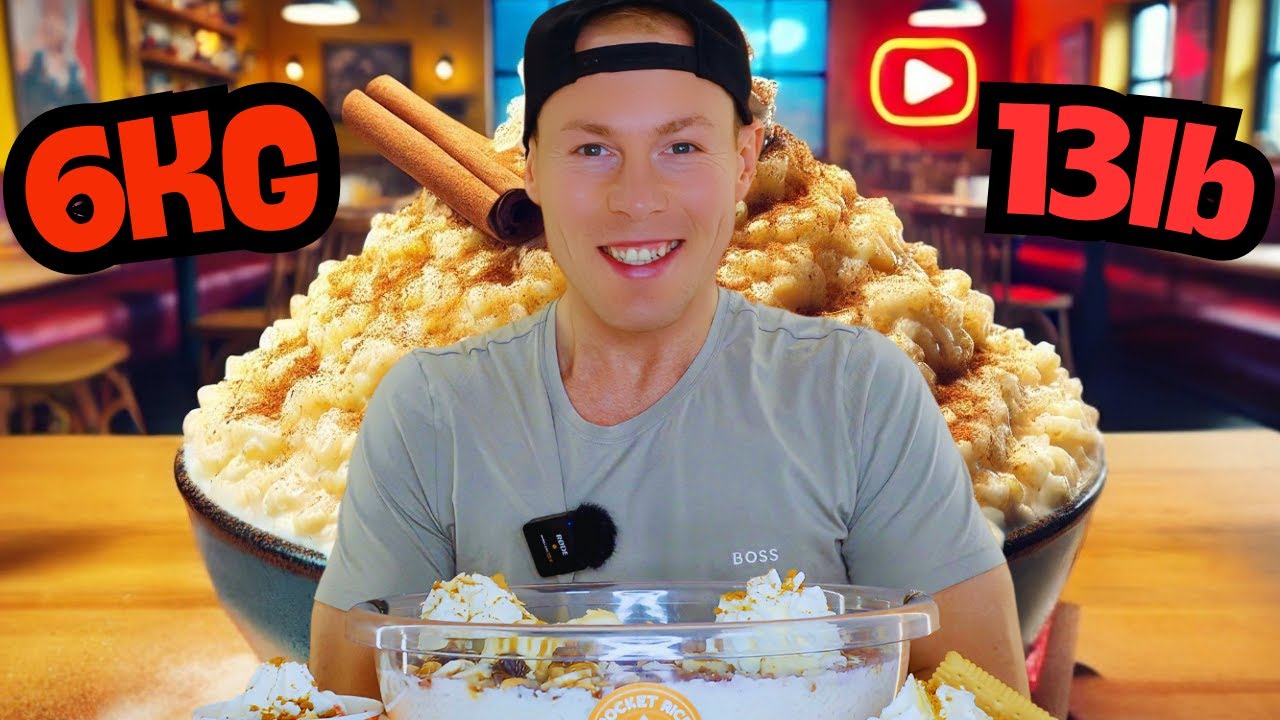 6KG (13lb) MILCHREIS! Riesige Rocket Rice XXL Bowl | Big Viral Food ...