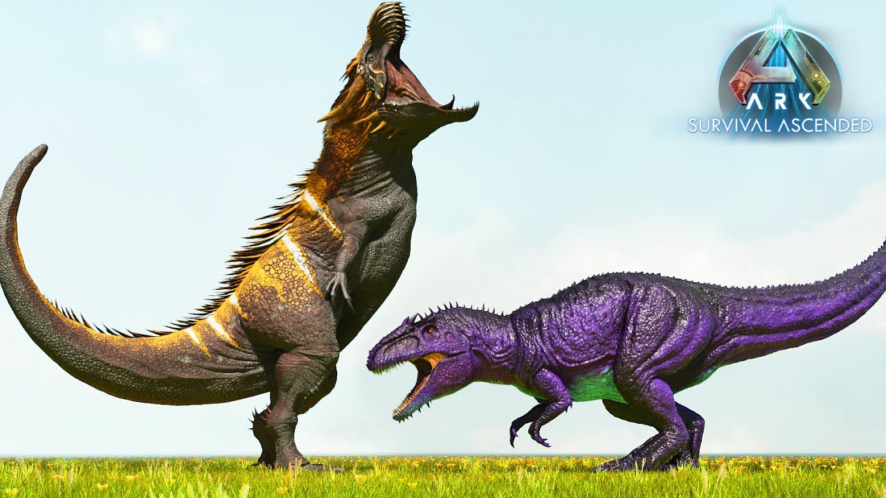 DESOLATITAN vs CARCHAR and GIGA (Sample Battle) | Ark Ascended Battle ...